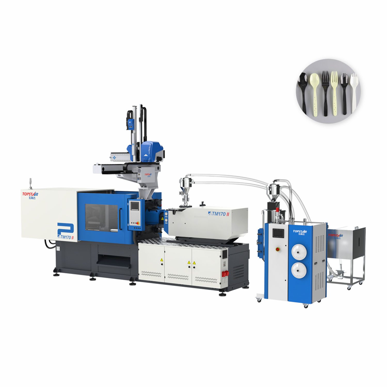 Disposable Tableware Injection Molding Automation Solution - TopStar